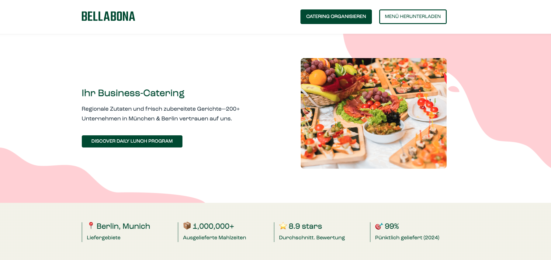 Catering für Unternehmen | Bella&Bona